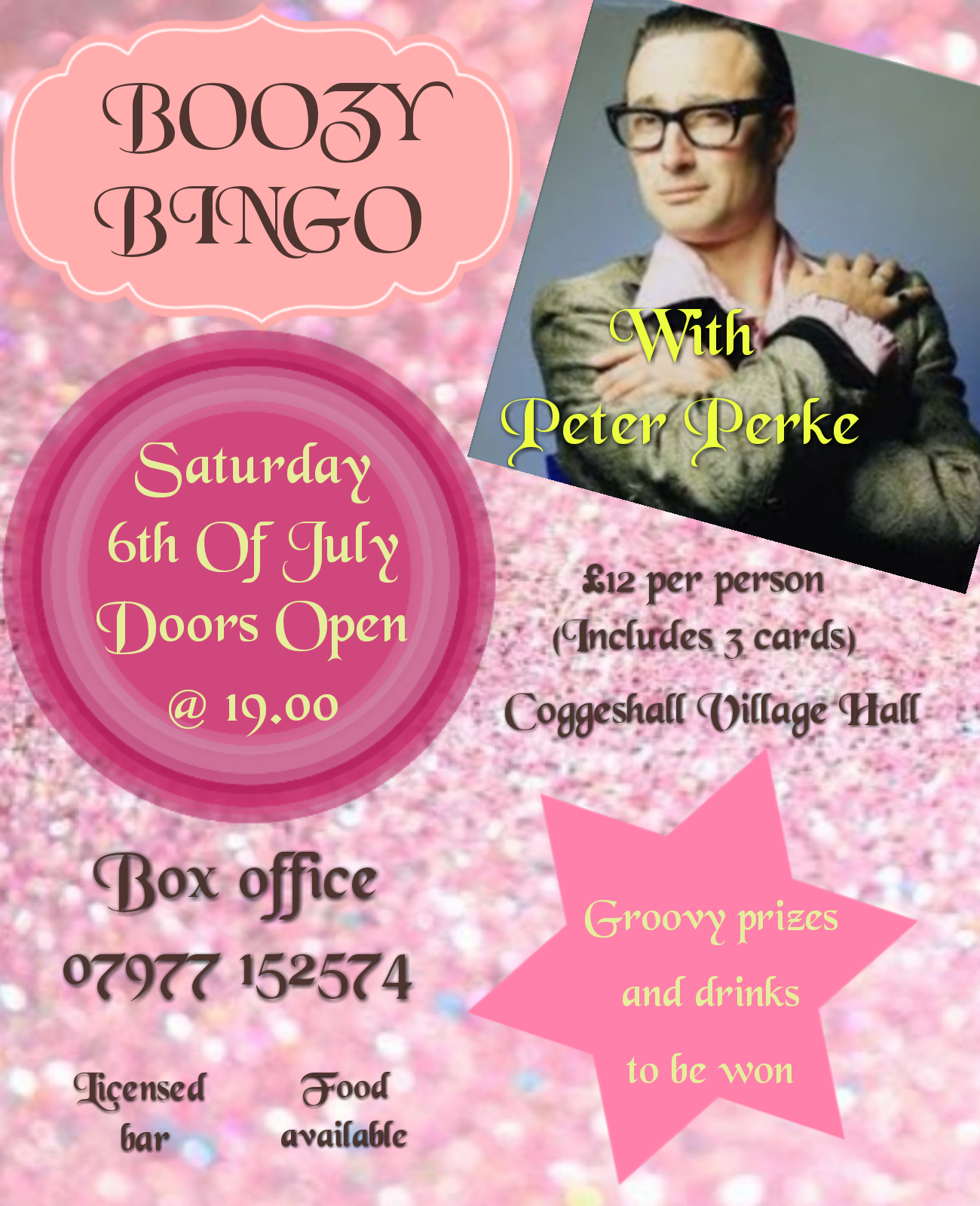 Boozy Bingo - What's On - Love Coggeshall